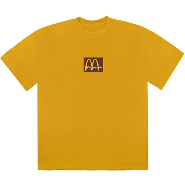 TRAVIS SCOTT X Mcdonald's Sesame Inv Ii T-shirt - Gold
