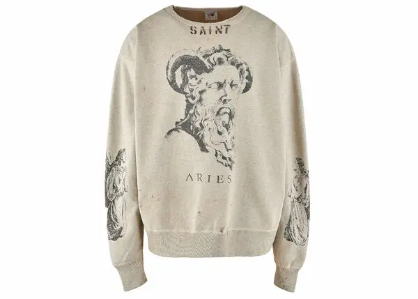 SAINT MXXXXXX X Aries Crewneck Sweatshirt
