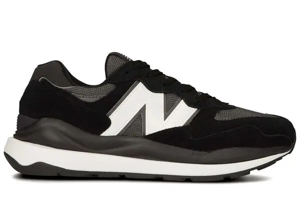NEW BALANCE 57/40 Athletic Sneakers - Black/white