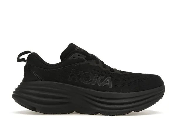 Hoka One One Bondi 8 Triple Sneakers - Black