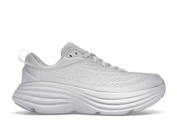 Hoka One One Bondi 8 Triple Sneakers - White