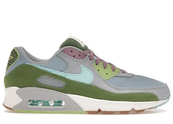 Nike Air Max 90 Se Sun Club Sneakers - Blue/green/purple