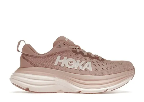 Hoka One One Bondi 8 Sneakers - Pale Mauve/peach Whip
