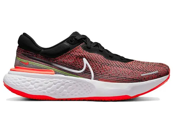 Nike Zoomx Invincible Run Flyknit Sneakers - Black/bright Crimson/volt