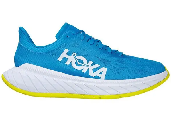Hoka One One Carbon X 2 Sneakers - Diva Blue/citrus