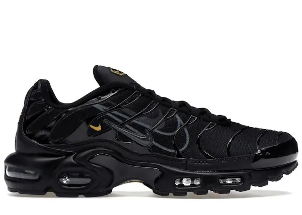 Nike Air Max Plus Swoosh - Black/anthracite/university Gold