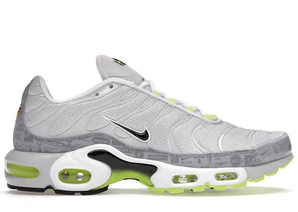 Nike Air Max Plus Reflective Logo Sneakers - Platinium/grey/white