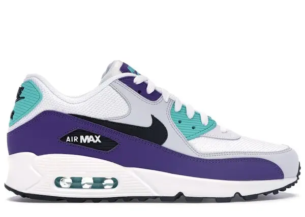 Nike Air Max 90 Sneakers - White/black/hyper Jade