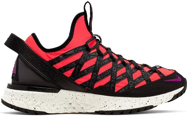 Nike React Terra Gobe Sneakers - Bright Crimson/sail/vivid Purple