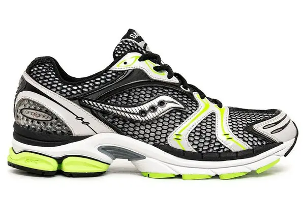 Saucony Progrid Triumph Sneakers - Black/silver/speed Green