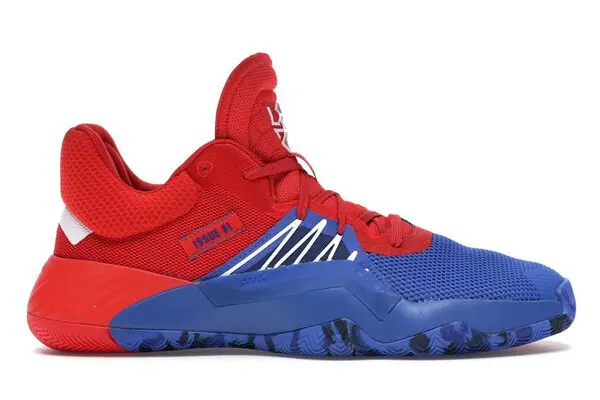 Adidas D.o.n. Issue #1 Amazing Spider-man Sneakers - Scarelet Red/cloud White/collegiate Royal