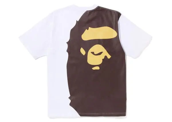 BAPE Giant Ape Head Relaxed Fit Tee Shirt - White
