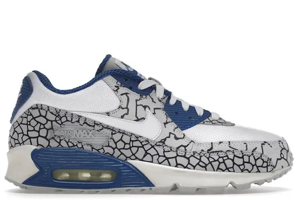 Nike Max 90 Sneakers - Neutral Grey/white/military Blue