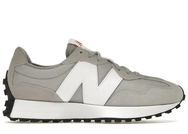 NEW BALANCE 327 Sneakers - Rain Cloud/white/red