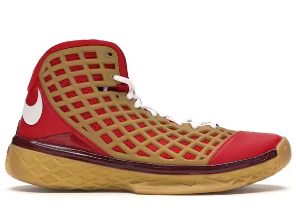 Nike Kobe 3 All-star Sneakers - White/metallic Gold/varsity Red