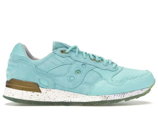 Saucony Shadow 5000 Epitome Big Fishin Sneakers - Aqua/gold