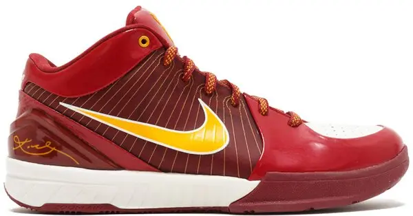 Nike Kobe 4 Usc Trojans Sneakers - Varsity Crimson/university Gold