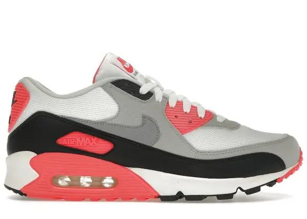 Nike Air Max 90 Sneakers - White/cement Grey/infrared