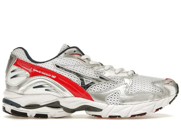 Mizuno Wave Rider Og Pack - White/insignia Blue/high Risk Red