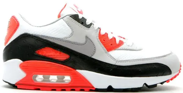 Nike Air Max 90 Ostrich Sneakers - White/cement Grey/black