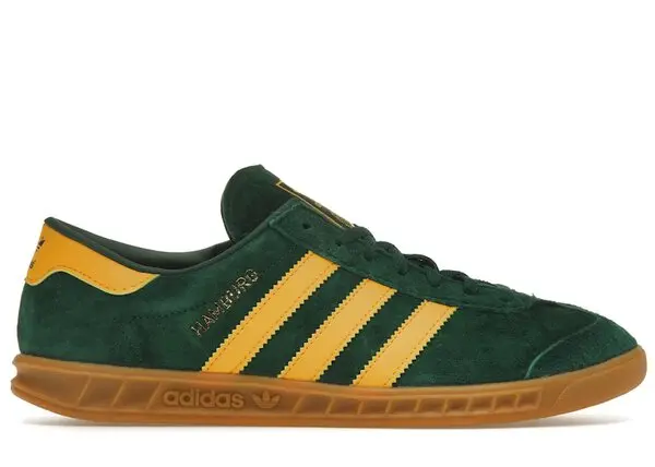 Adidas Hamburg Sneakers - Collegiate Green/bold Gold/gum