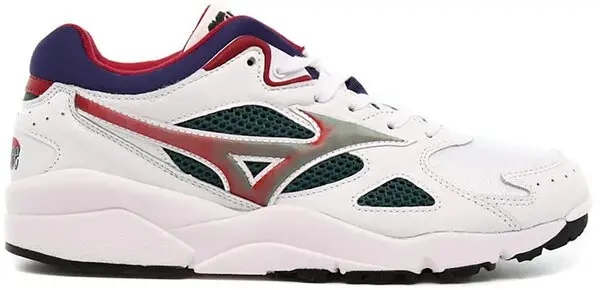 Mizuno Sky Medal Carefree Sneakers - White/green/red