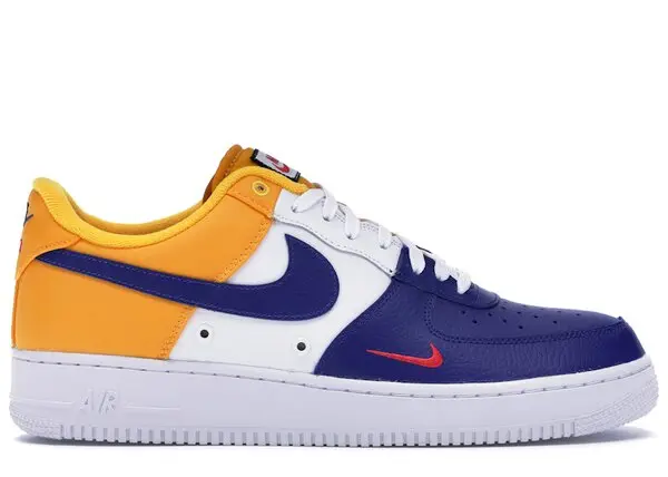Nike Air Force 1 Low Barcelona Sneakers - Deep Royal Blue/university Gold/university Red