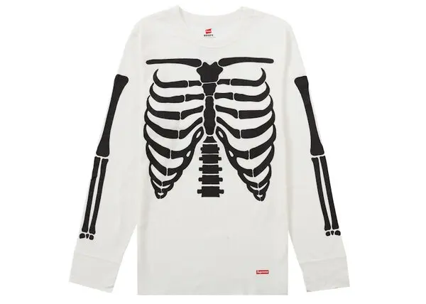 Supreme Hanes Bones Thermal Crew - Natural