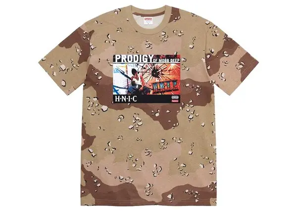 Supreme Hnic Tee Shirt - Desert Camo