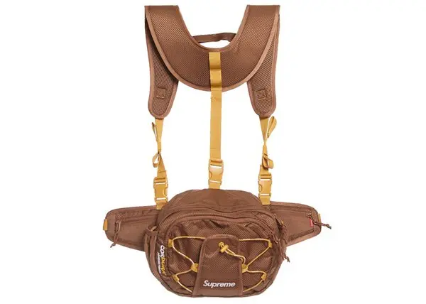 Supreme Harness Waist Bag - Brown