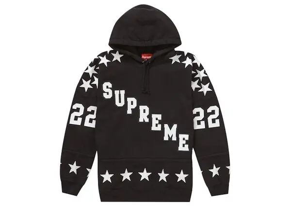 Supreme Hockey Hooded Sweatshirt - Black