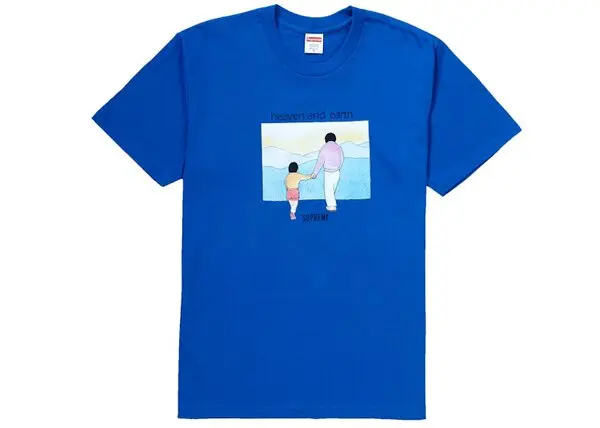 Supreme Heaven And Earth Tee Shirt - Royal