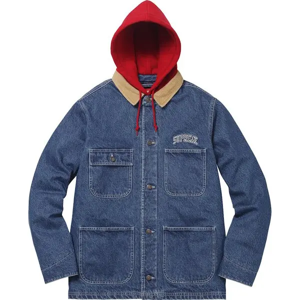 Supreme Hooded Chore Coat