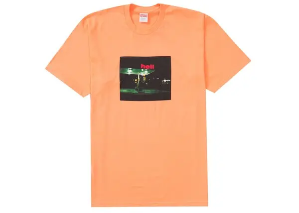 Supreme Hell Tee Shirt - Peach