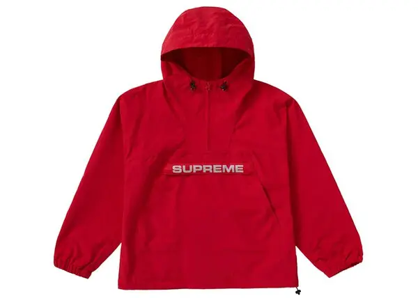 Supreme Heavy Nylon Anorak - Red