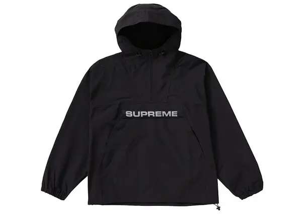 Supreme Heavy Nylon Anorak - Black