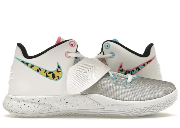 Nike Kyrie Flytrap 3 South Beach Sneakers - White/angry Blue/opti Yellow