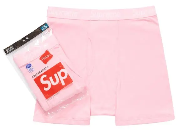 Supreme Hanes Boxer Briefs