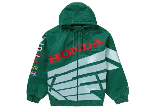 Supreme Honda Fox Racing Puffy Jacket - Dark Green