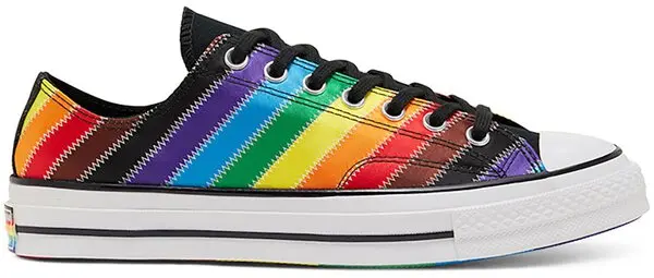 CONVERSE Chuck Taylor All Star 70 Ox Pride Sneakers - White/black/dark Roast