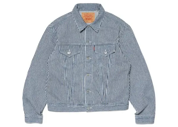 LEVI'S X Nigo 557xx Hickory Stripe Trucker Jacket