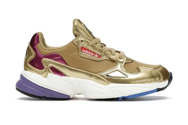 Adidas Falcon Sneakers - Gold Metallic/off White
