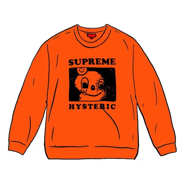 Supreme Hysteric Glamour Crewneck Sweatshirt - Orange