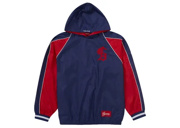 Supreme Hooded Pullover - Navy Blue