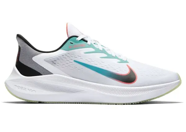 Nike Air Zoom Winflo - Summit White/flash Crimson/oracle Aqua