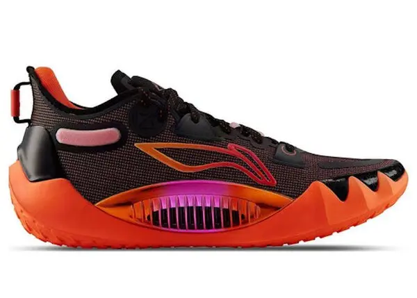 LI-NING Jimmy Butler 1 Iron And Blood Sneakers - Black/orange/red