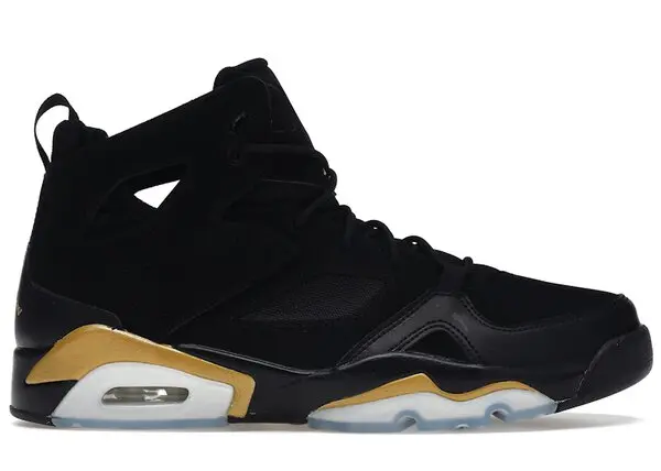 JORDAN Flight Club 91 Sneakers - Black/metallic Gold