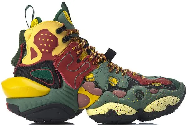 LI-NING 2020 Ace Sneakers - Green/red/yellow