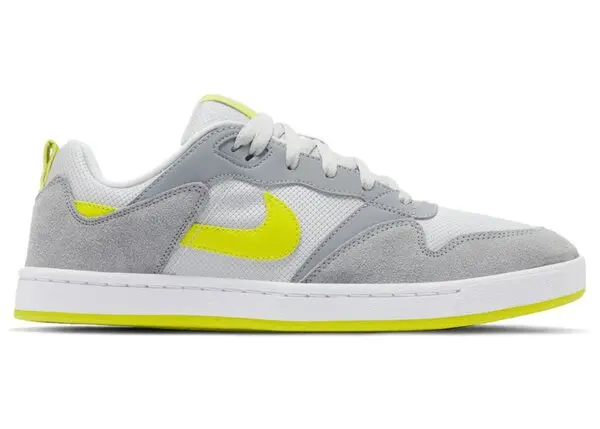Nike Alleyoop Sb Sneakers - Particle Grey/bright Cactus/photon Dust