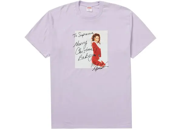 Supreme Mariah Carey Tee Shirt - Light Purple